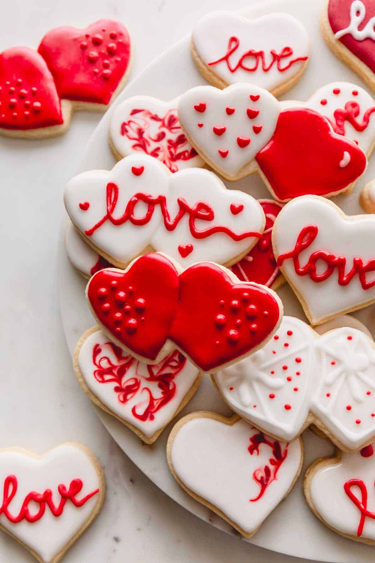 18 Valentines Day Sugar Cookies - Chef Olu