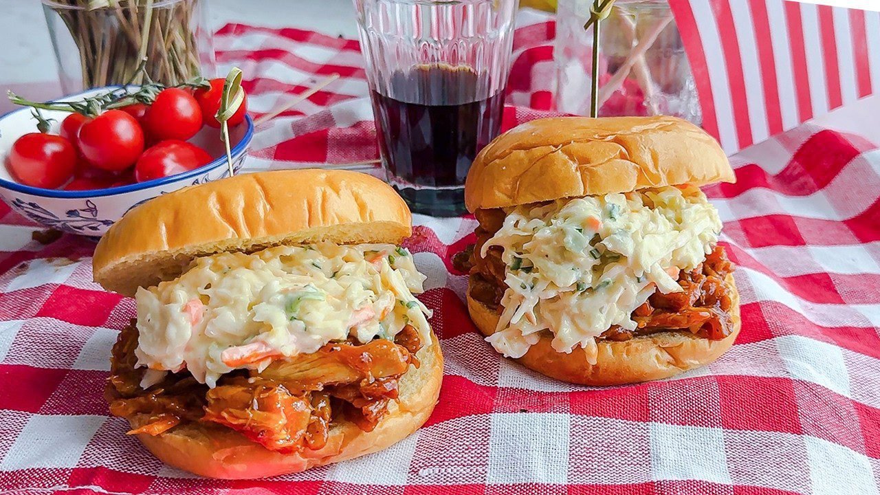 Pulled Chicken Sandwiches Chef Olu Pulled Chicken Sandwiches Chef Olu