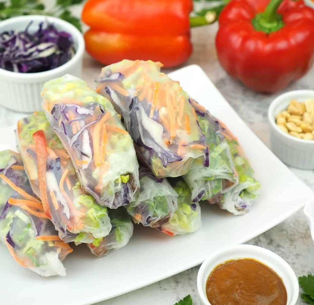 9 Vegan Spring Rolls Ideas - Chef Olu